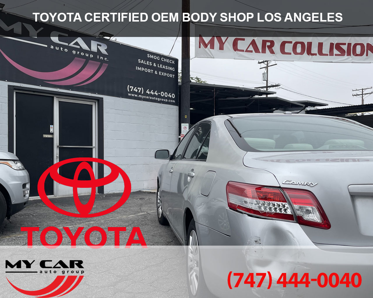 Toyota Certified OEM Body Shop Los Angeles